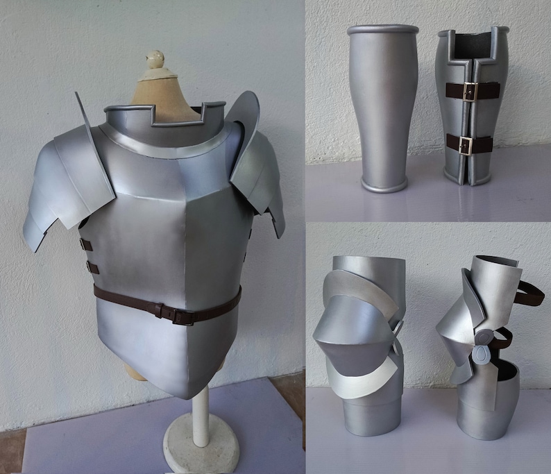 Laios Touden Armor Delicious in Dungeon Cosplay Template Pattern PDF ...