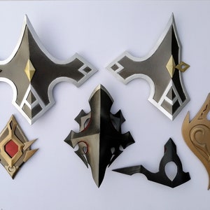 Genshin Impact Cosplay Prop - Tartaglia Childe 11th Harbringer Mask ...