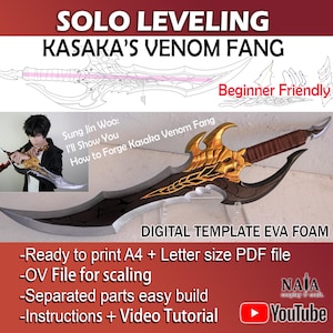 Solo Leveling Foam Template - Etsy