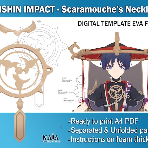 Scaramouche Cosplay Pattern - Etsy