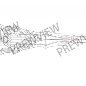 Genshin Impact Cosplay Prop - Song of Broken Pines, Digital DIY ...