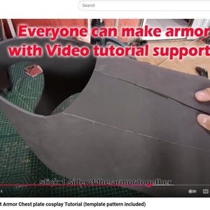 Basic Chest Armor Chest Plate Cosplay Pattern Template - Simple Build ...