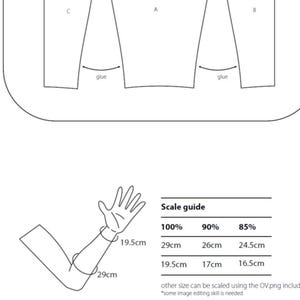 Basic Bracer Wristband Armor Cosplay Pattern Template - PDF Download File for EVA Foam General ...
