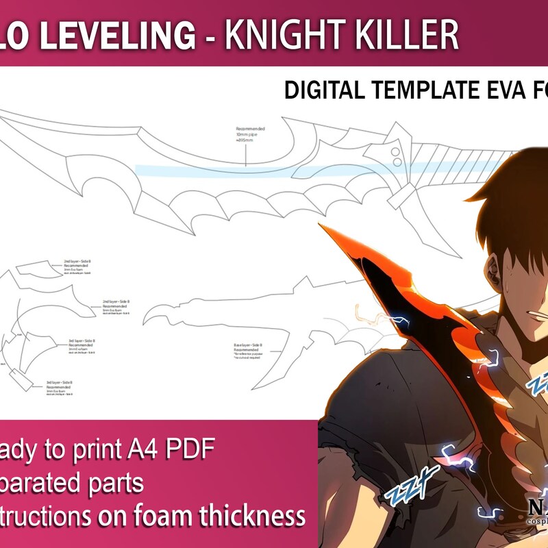 Sung Jin Woo Cosplay - Etsy