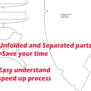 Senshi Axe Delicious in Dungeon Cosplay Template Pattern PDF for EVA ...