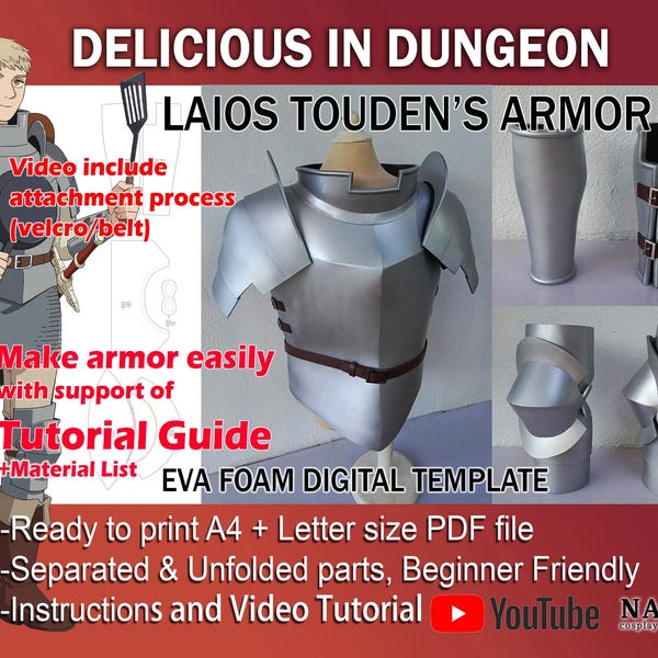 Dungeon Meshi Laios Cosplay - Etsy