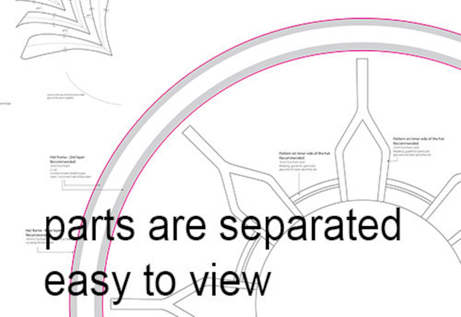 Genshin Impact Cosplay Prop - Scaramouche's Hat Digital DIY Template ...