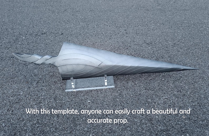 Hollow Knight Nail Weapon Template Pattern PDF - EVA Foam Cosplay Prop ...