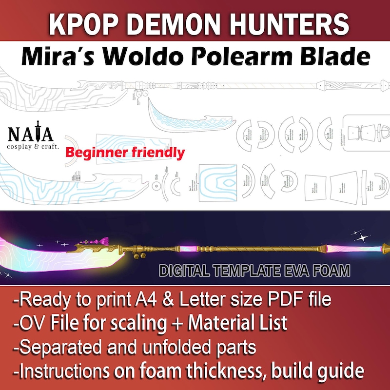 Kpop Demon Hunters Miras Spear - Etsy