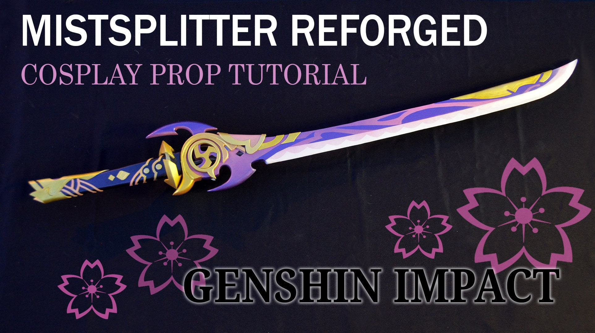 Genshin Impact Cosplay Prop - Mistsplitter Reforged, DIY Digital ...