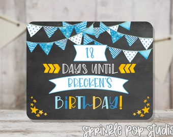 Birthday Countdown Board | Etsy