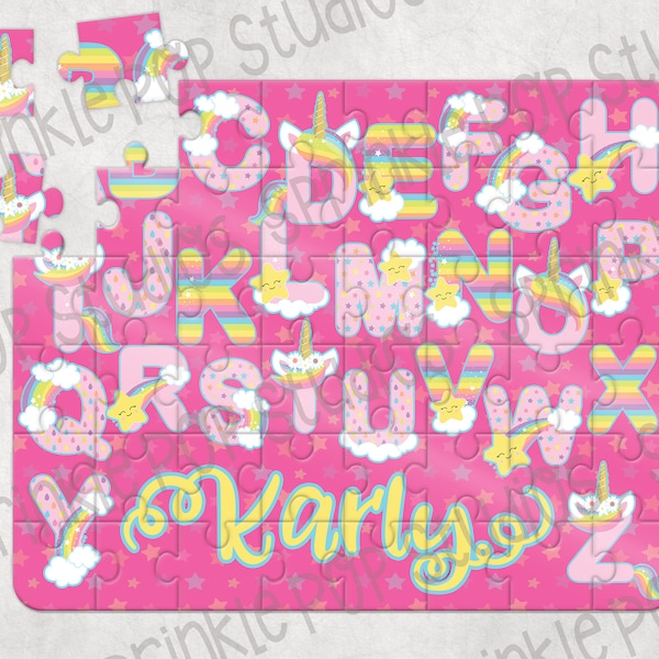 Unicorn Puzzle - Etsy