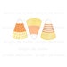 Candy Corn Watercolor Clipart | PNG | Sublimation Digital Download ...