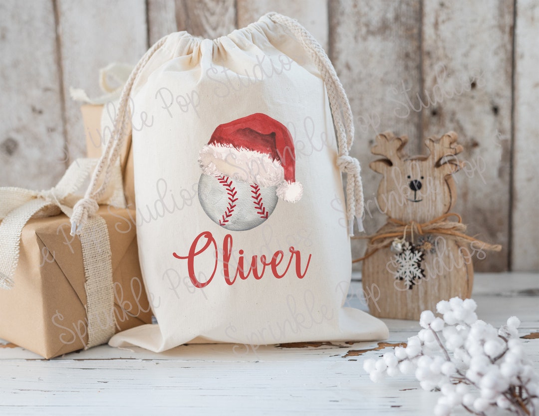 Santa Sack Christmas Design ~ Editable Design ~ Personalized Santa Bag ...