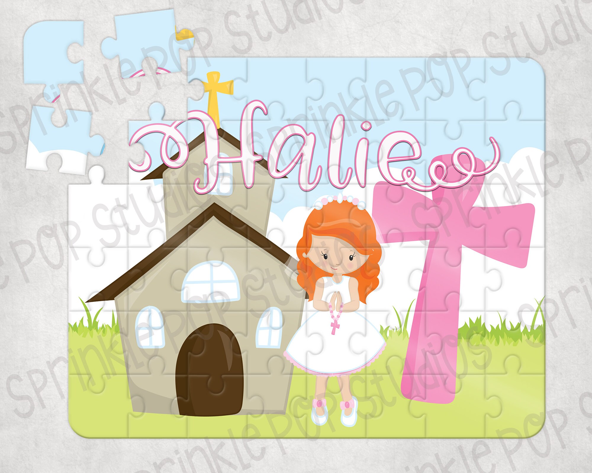 First Communion Design Template Bundle ~ Set of 6 ~ Boys and Girls ...
