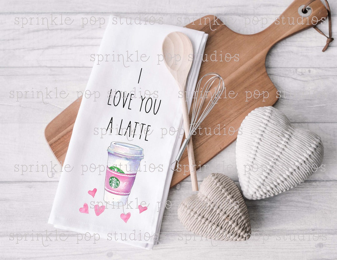 Valentine's Design - I Love You A Latte ~ Valentine's Day Sublimation ...