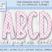 Doodle Alphabet Green Polkadot Doodle Letters Alphabet Font Clipart Png ...