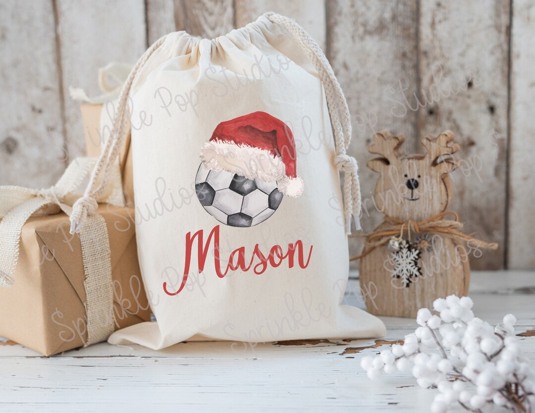 Santa Sack Christmas Design ~ Editable Design ~ Personalized Santa Bag ...