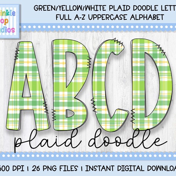 Doodle Alphabet - Etsy UK