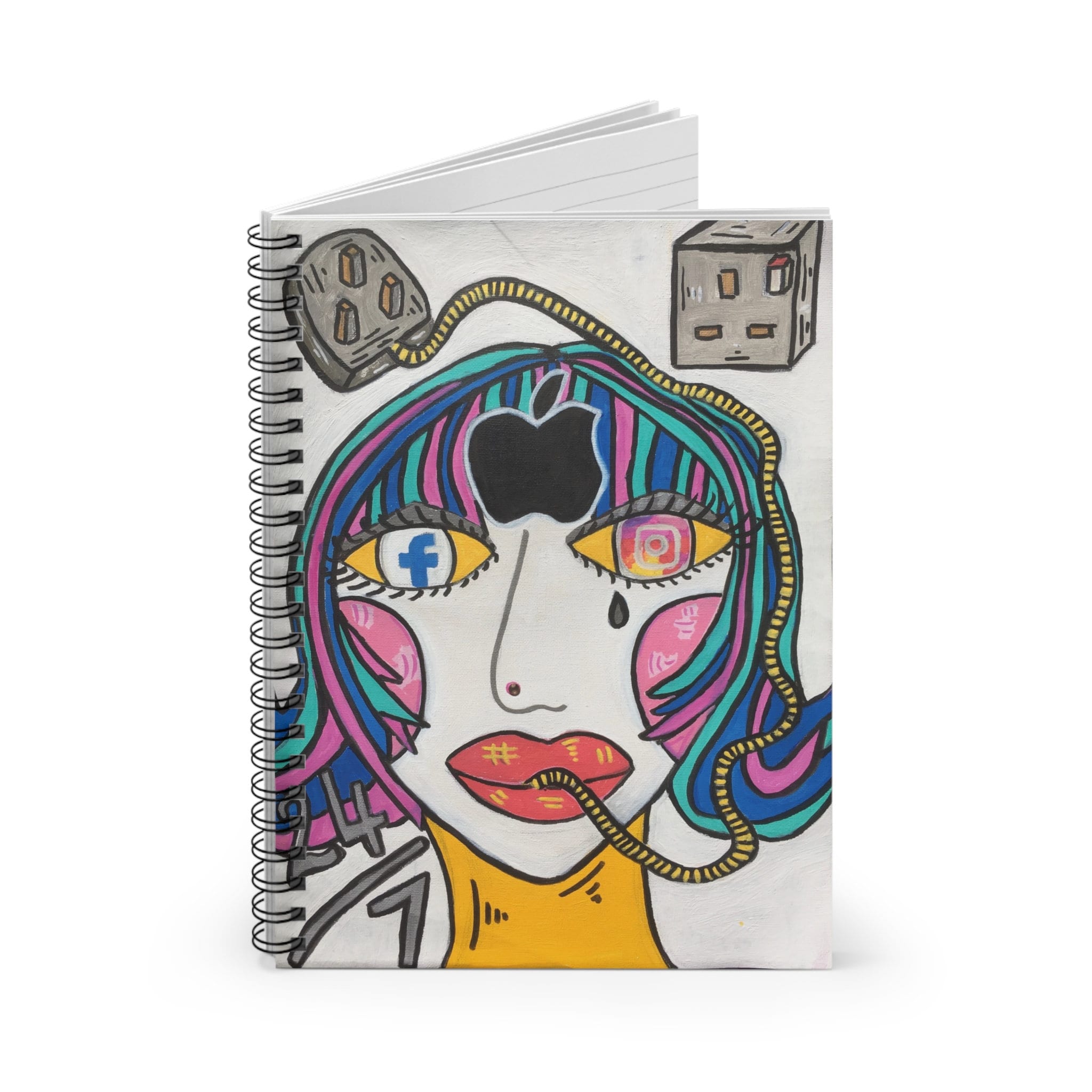 Spiral Notebook Ruled Line - Etsy