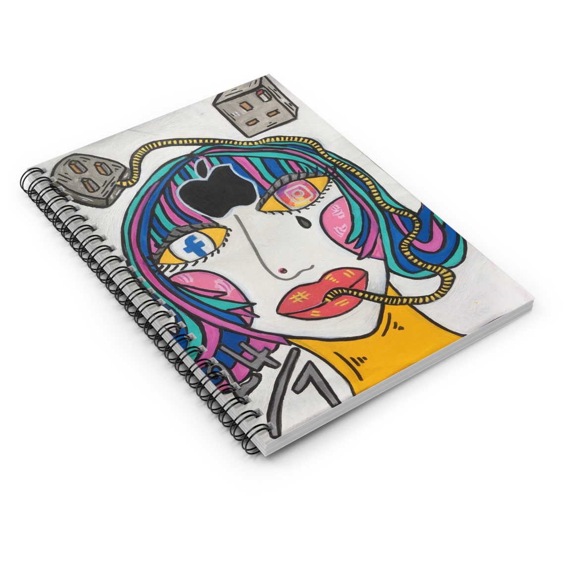 Spiral Notebook Ruled Line - Etsy