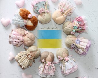 Little Rag Doll Angel Miniature Elf New Year's Gift - Etsy