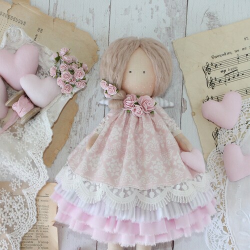 Rag Doll Angel Textilе Tilda Doll - Etsy