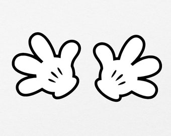 Mickey Mouse Hands | Etsy