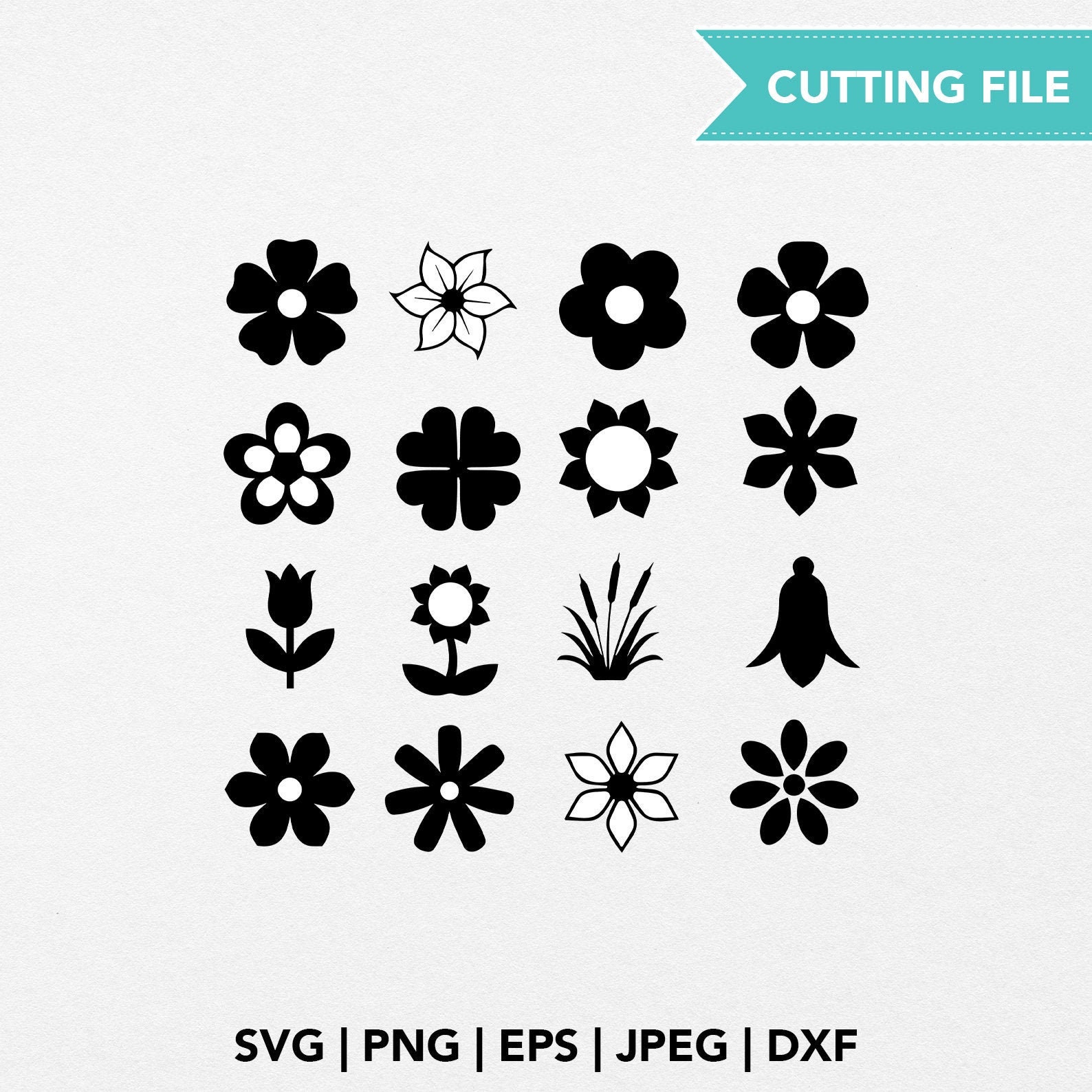 Flower Petals SVG Petals instant download Flower Petals | Etsy