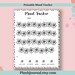 Flower Monthly Mood Tracker Printable, Digital Download, US Letter ...