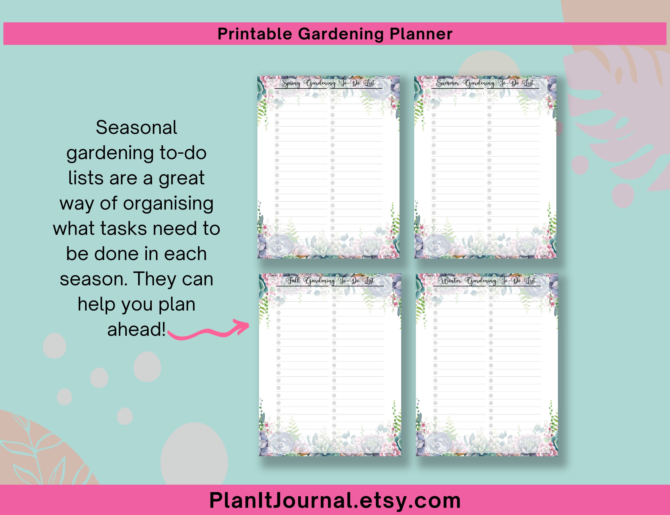 Printable Garden Organizer, Garden Planner, Garden Journal, Garden ...