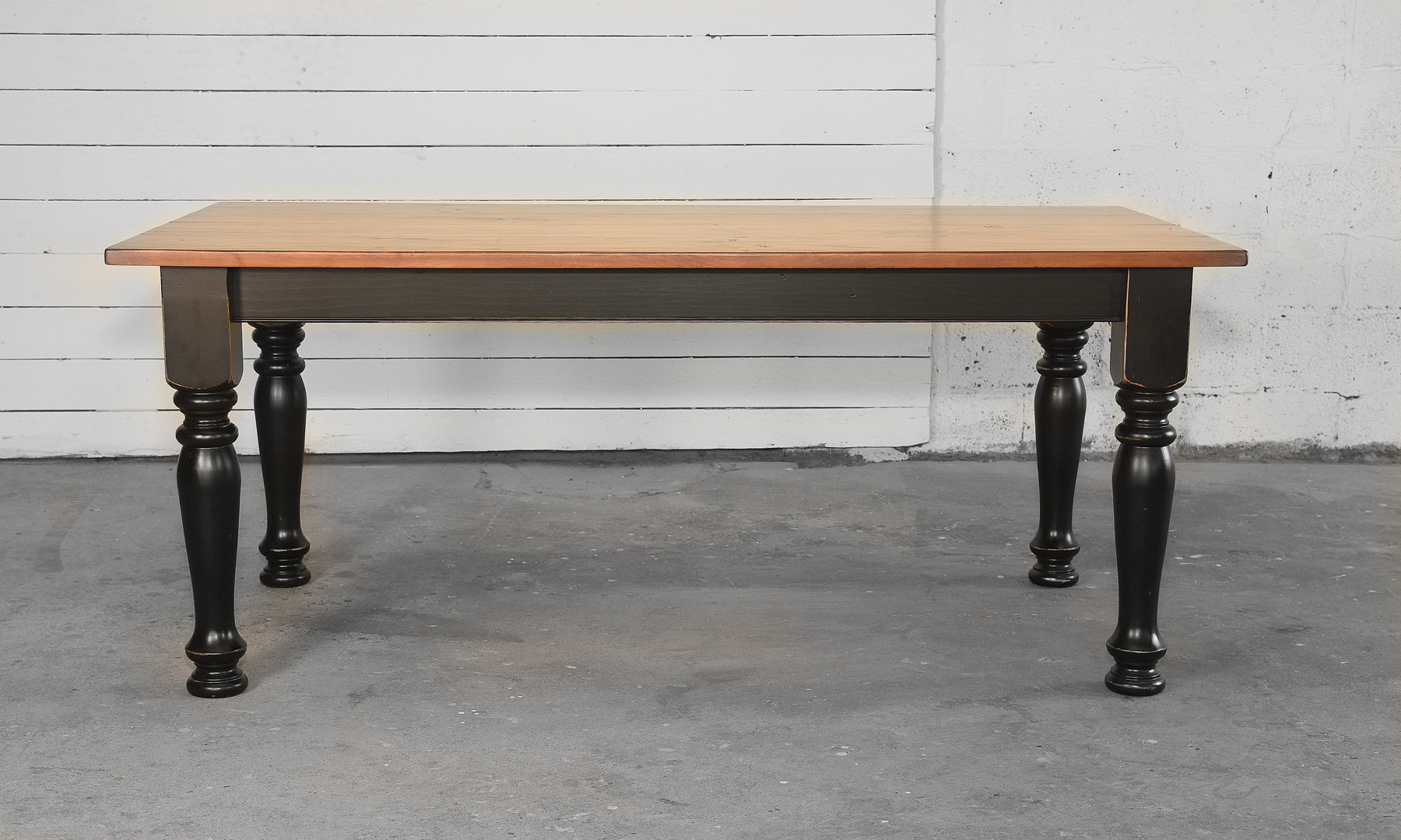 Antique Pine Farmhouse Table 6'x3' With Extensions Farm Table With ...
