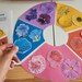 Printable Flower Color Wheel Matching Game, Floral Color Wheel ...