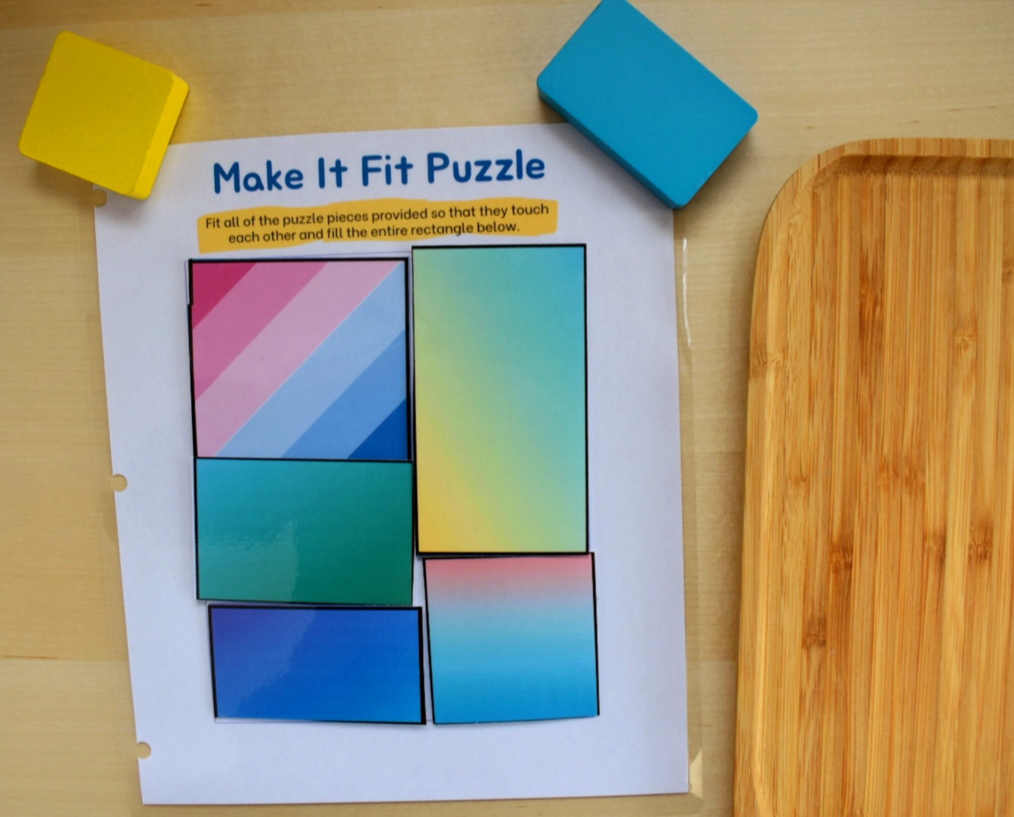 Printable Preschool Mathematics Educational Worksheet Bundle ...