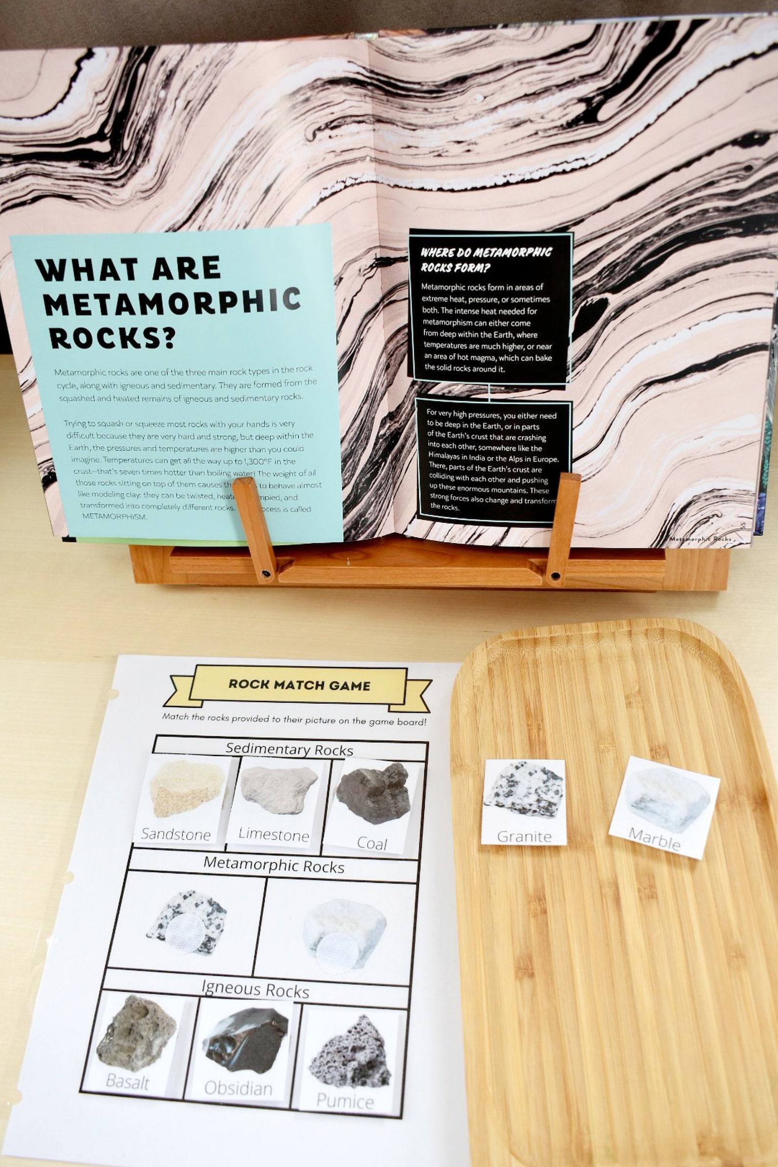 Printable Rock Match Game, Busy Book Page, Activities for Preschoolers ...