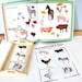 Farm Animal Matching Worksheet, Preschool Printable, Activities for ...