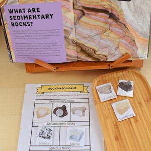 Printable Rock Match Game, Busy Book Page, Activities for Preschoolers ...