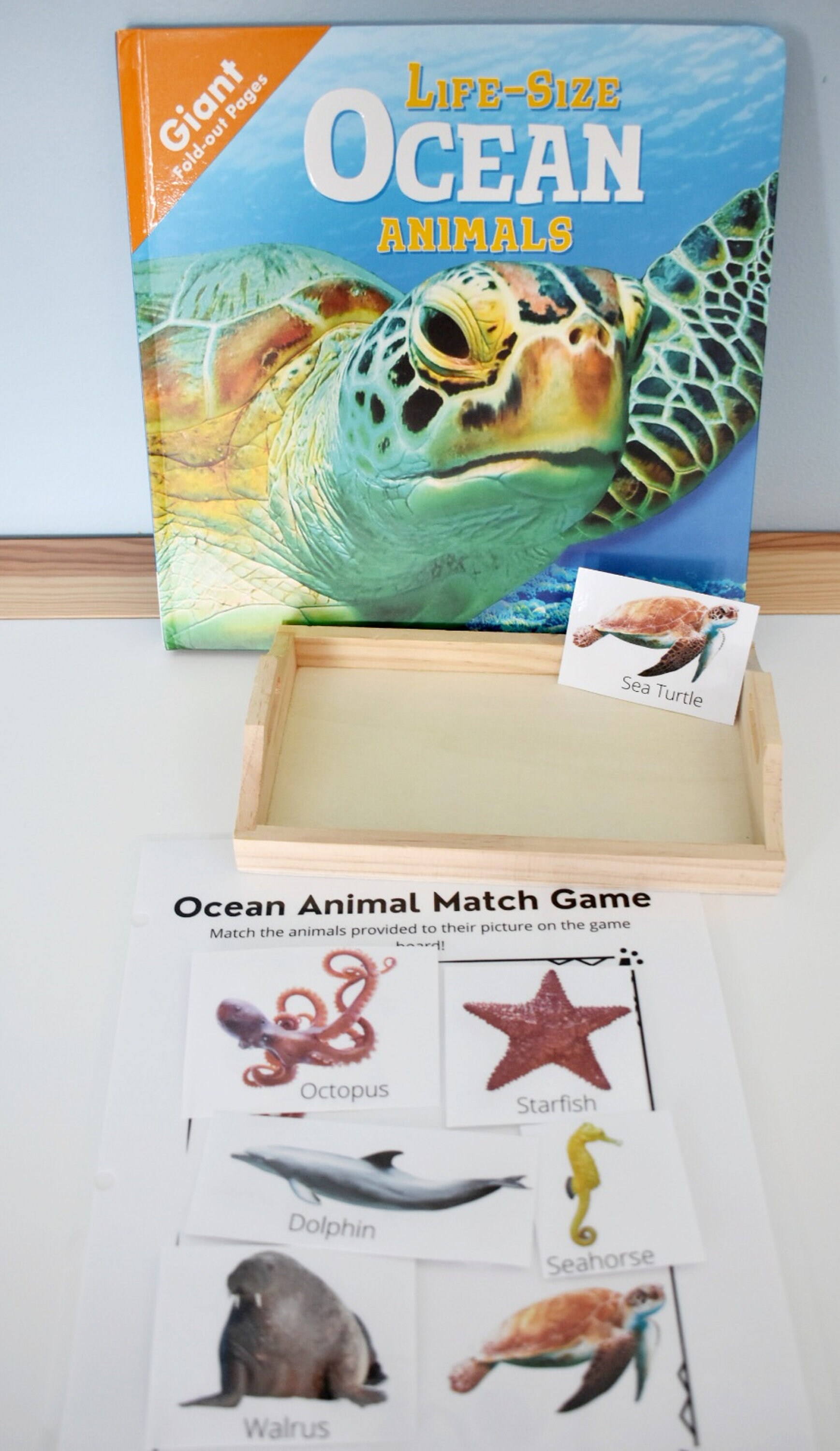 Ocean Animals Matching Game Preschool Printable Busy Book - Etsy