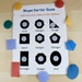 Printable Shapes Matching Game, Preschool Math Worksheet, Activities ...