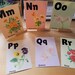 Flower Alphabet Cards, Watercolor Flower Cards, Toddler Activity ...