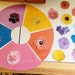 Printable Flower Color Wheel Matching Game, Floral Color Wheel ...
