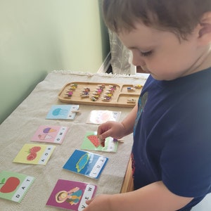 Phonics Cards, Summer Clip Cards, Summer Phonics Cards, Toddler ...