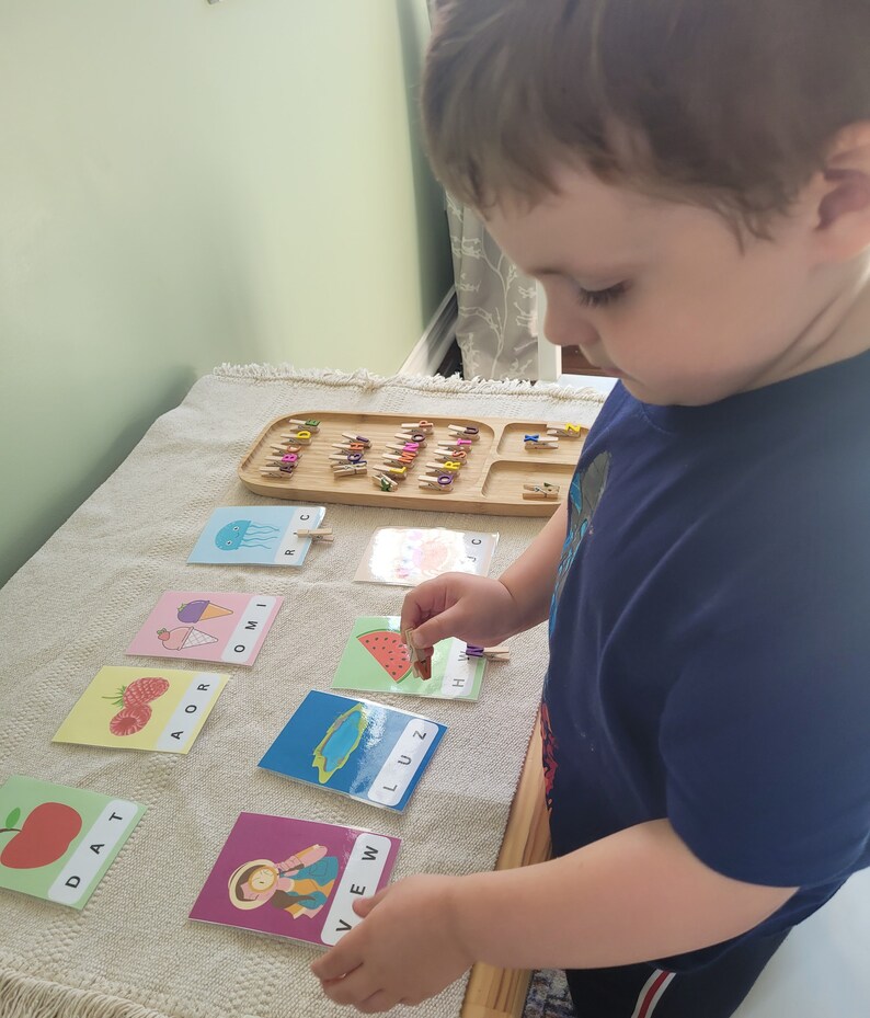 Phonics Cards, Summer Clip Cards, Summer Phonics Cards, Toddler ...