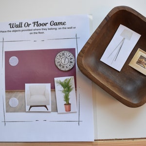 Printable Montessori-inspired Preschool Educational Worksheet | Etsy