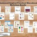 Printable Montessori-inspired Preschool Educational Worksheet Bundle ...