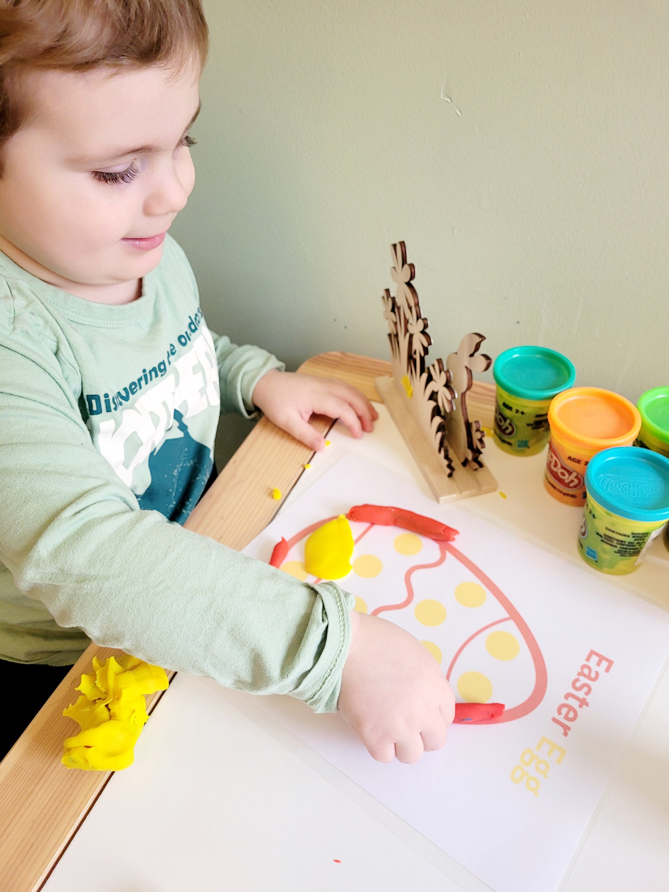 Play Doh Activity Mats, Playdough Mats, Preschool Printable Play Doh ...