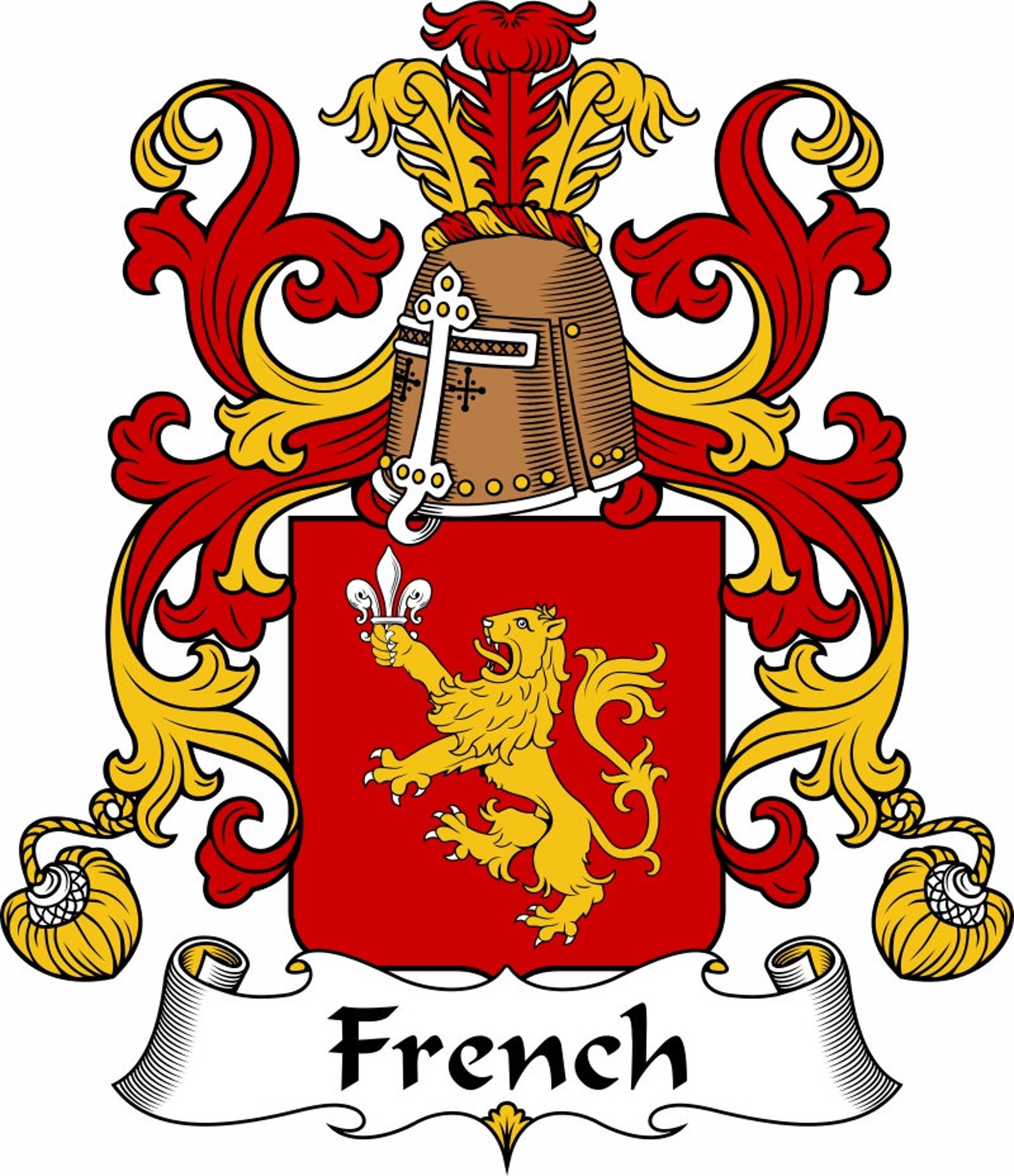 Your Very Own Family Crest Heraldic Coat of Arms Flag Banner or Wall ...