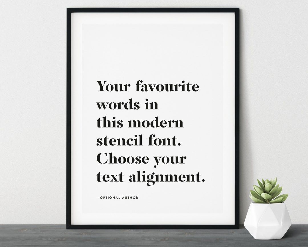 Custom Quote Print, Custom Text Print, Custom Quote, Quote Wall Art ...