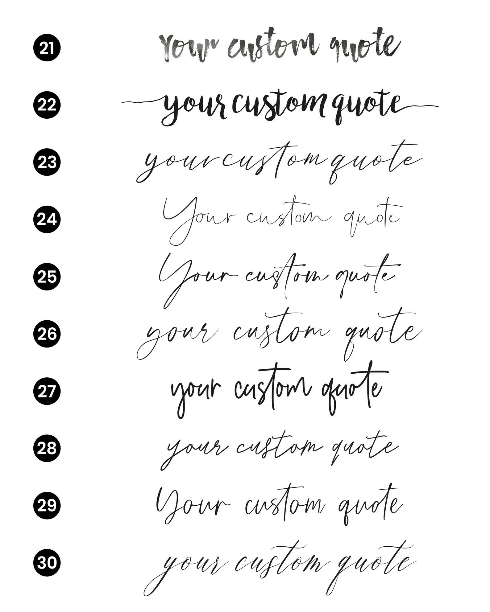 Custom Quote Print Custom Text Print Custom Quote Quote | Etsy UK