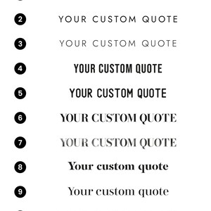 Custom Quote Print Custom Text Print Custom Quote Quote | Etsy UK